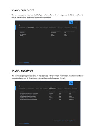 Masterchest wallet user_doco_initial_draft | PDF