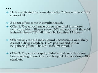 Liver transplantation - case studies | PPT