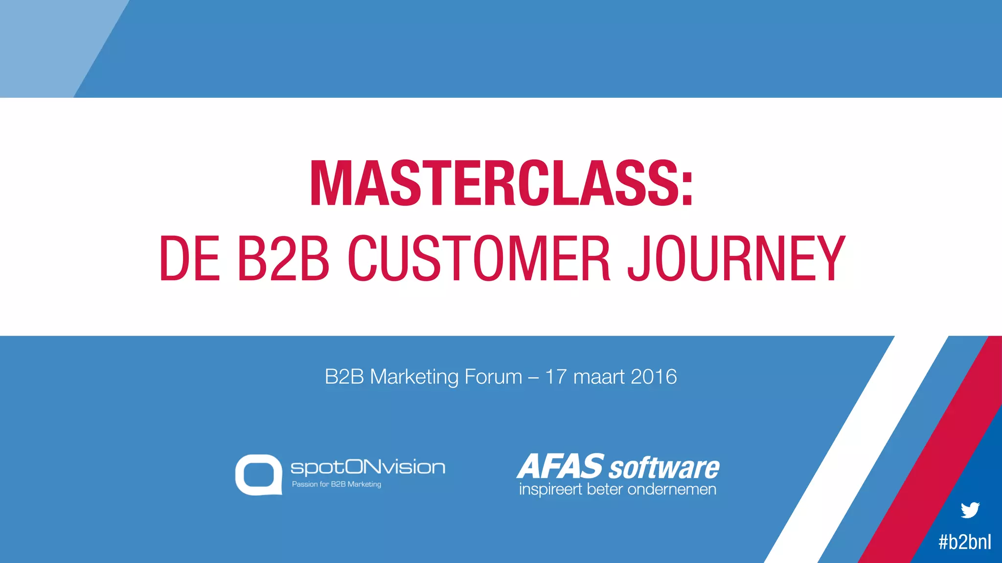 Masterclass - B2B Customer journey | PPT