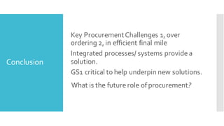 GS1 UK Healthcare Conference - Masterclass Presentation - David Lawson | PDF