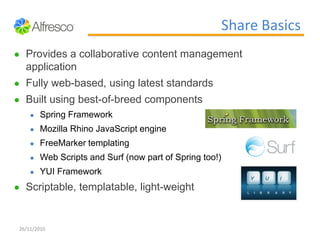 Extending Alfresco Share 3.3 | PDF