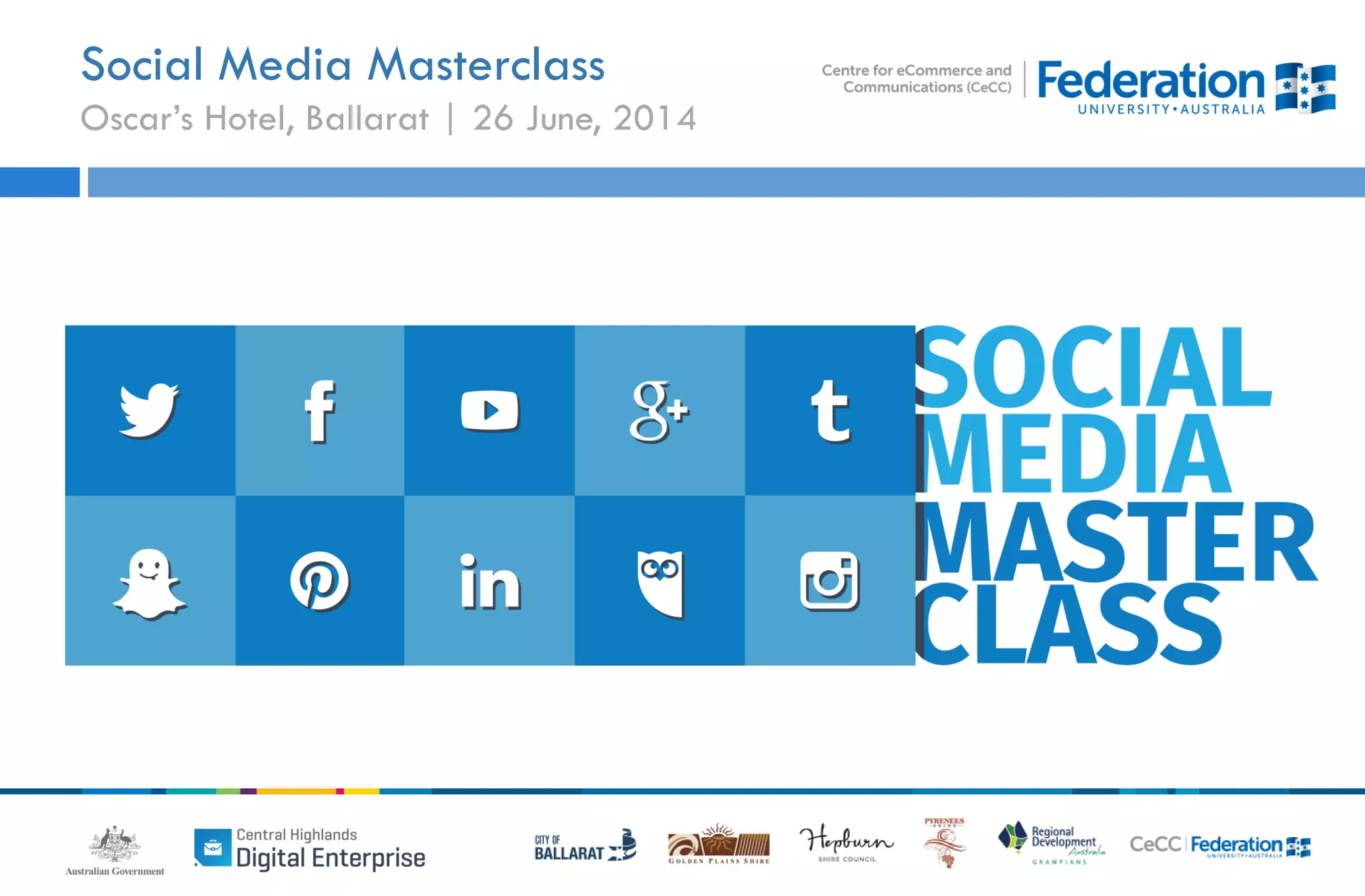 Social Media Masterclass June 2014 | PPT