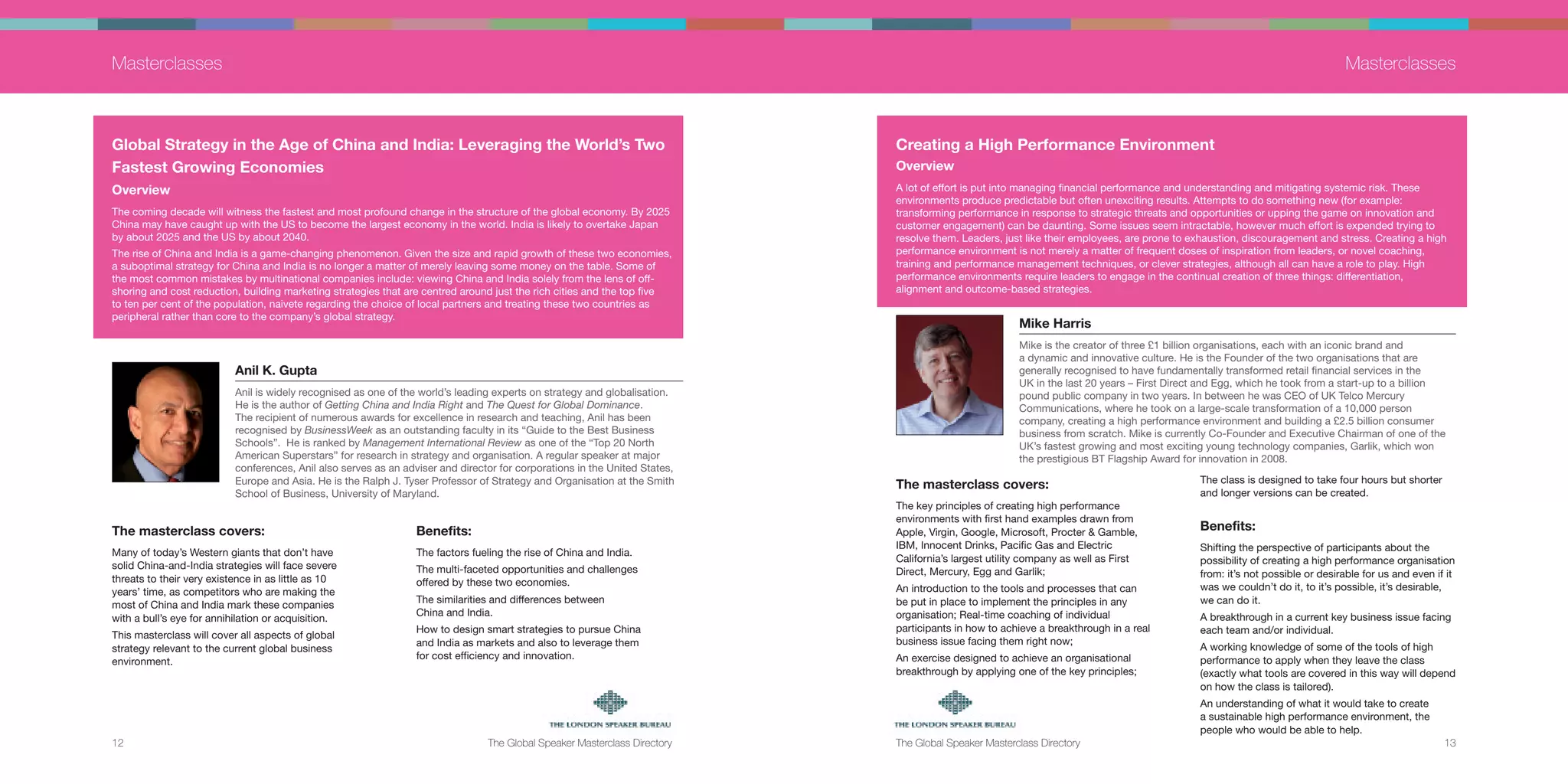 Masterclass Brochure | PDF