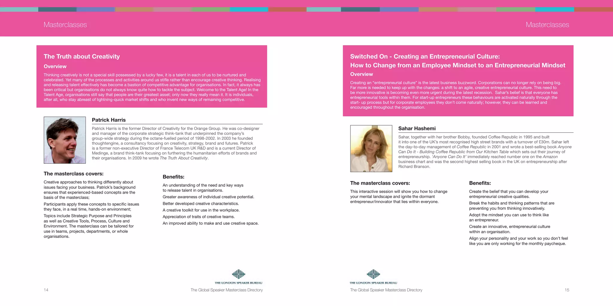 Masterclass Brochure | PDF