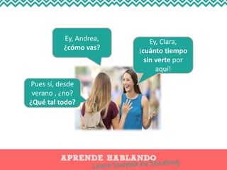 Masterclass Spanish Conversation Starters | PPT | Descarga Gratuita
