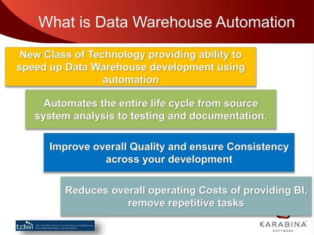 A Masterclass on Data Warehouse Automation | PPTX