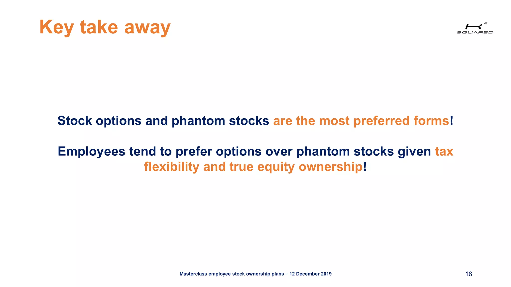 Masterclass Employee Stock Ownership Plans | PDF