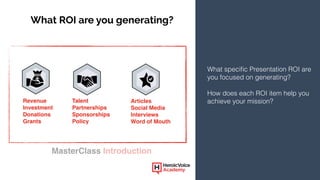 Deliver Presentations that Generate ROI | PPT