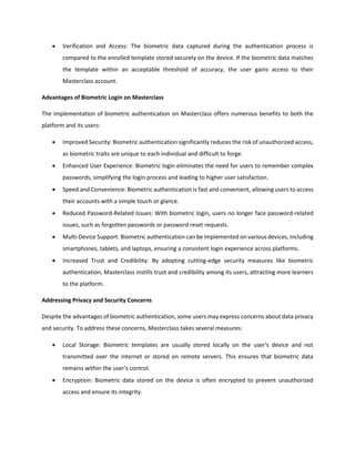 MasterClass Login Using Biometric Authentication.docx