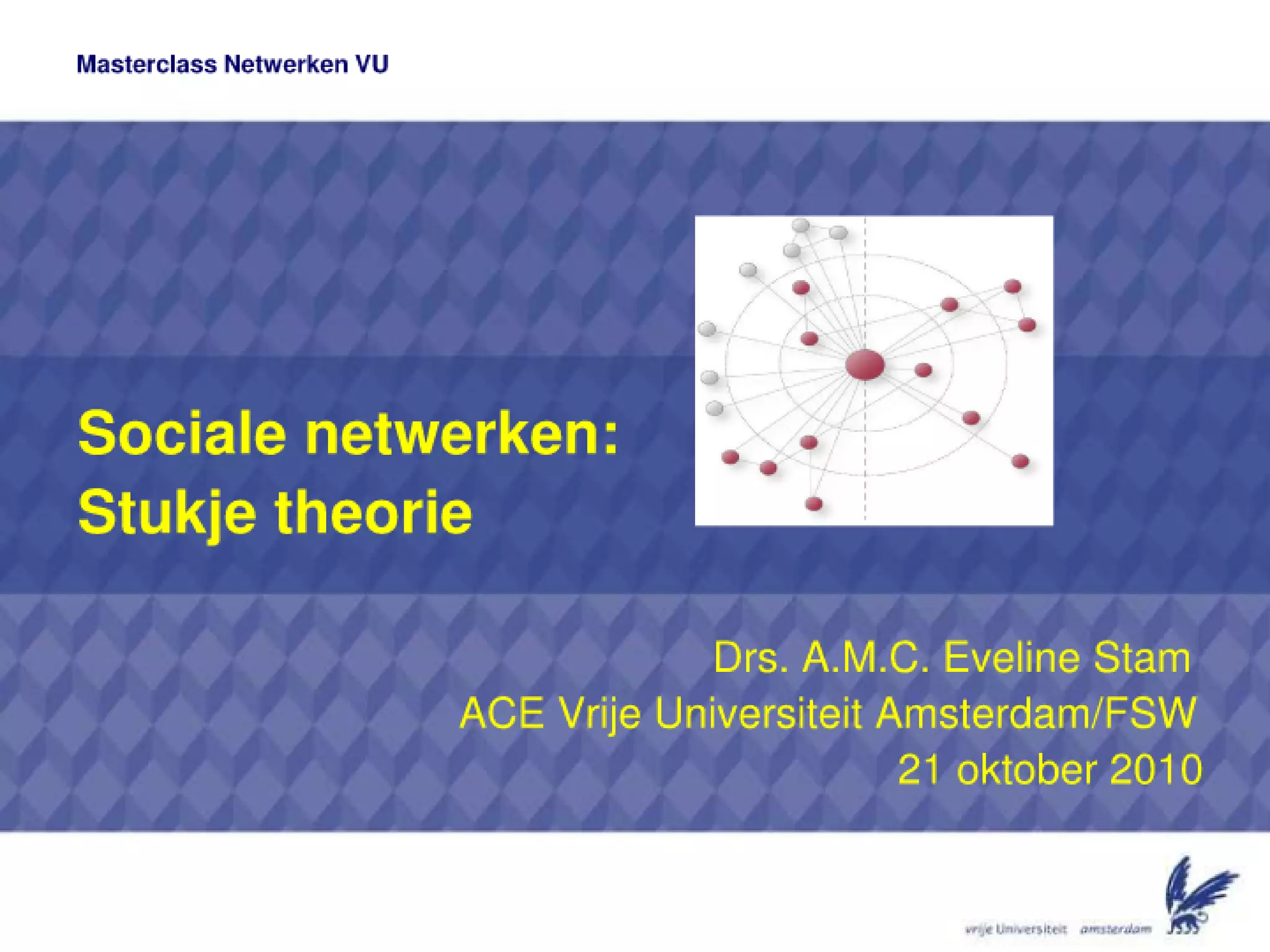Masterclass Netwerken | PPT