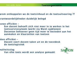 Masterclasss Digitaal Toetsen 2009 | PPT