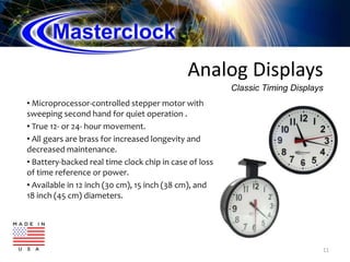 About Masterclock, Inc. | PPTX