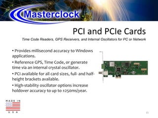 About Masterclock, Inc. | PPTX