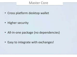 Mastercoin: Reinventing Finance | PPSX