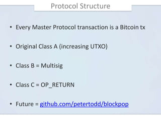 Mastercoin: Reinventing Finance | PPT | Free Download
