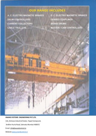 Crane Master Controller | PDF