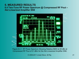Novel RF Power Amplifier Linearization Proof-Of-Concept Bipolar Ne46134 | PPT