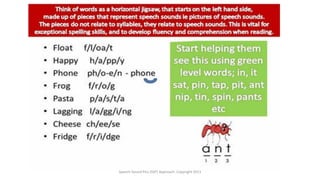 The Speech Sound Pics (SSP) Approach - Reading and Spelling Brain ...
