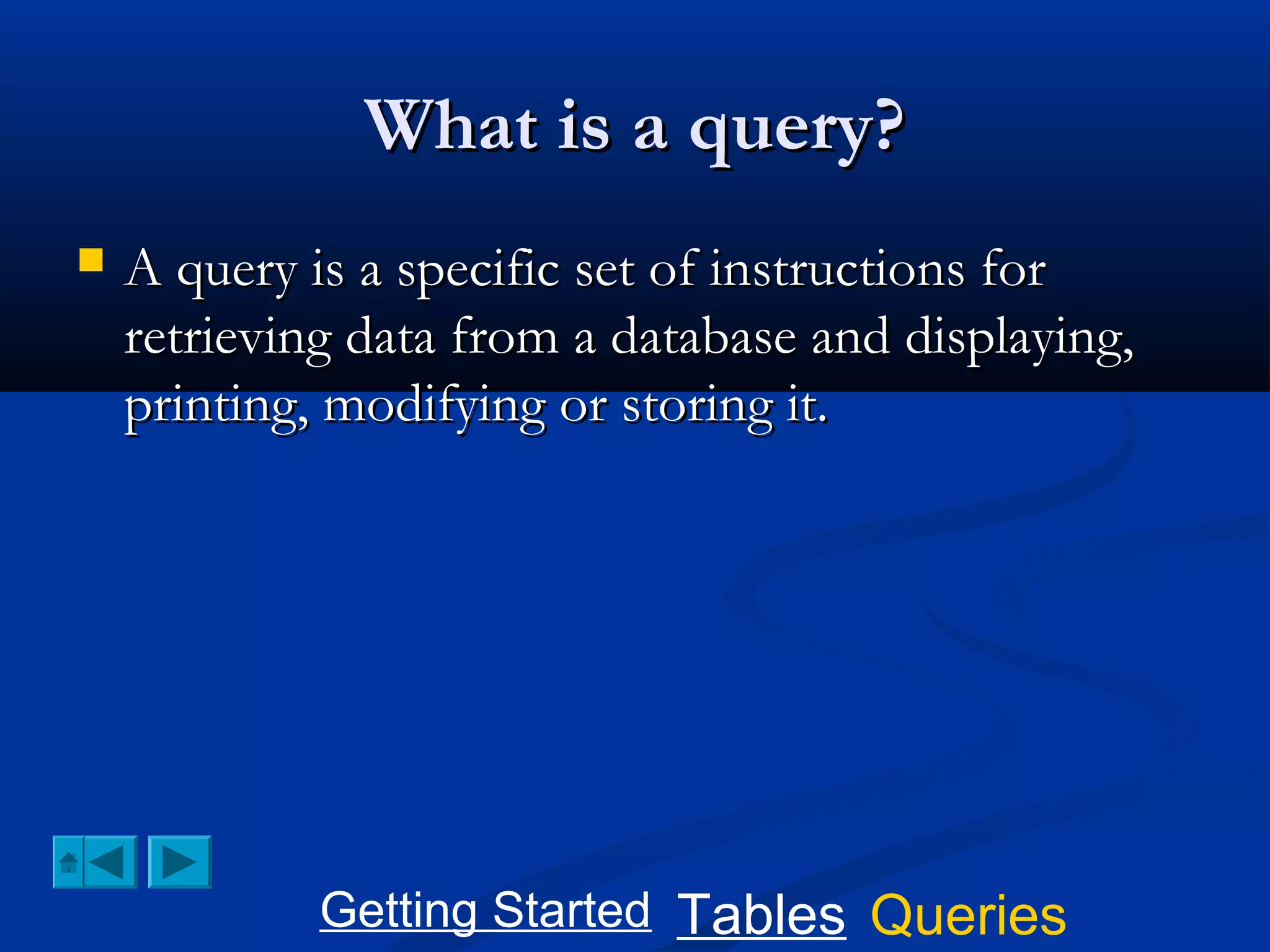 Master database management for cxc | PPT