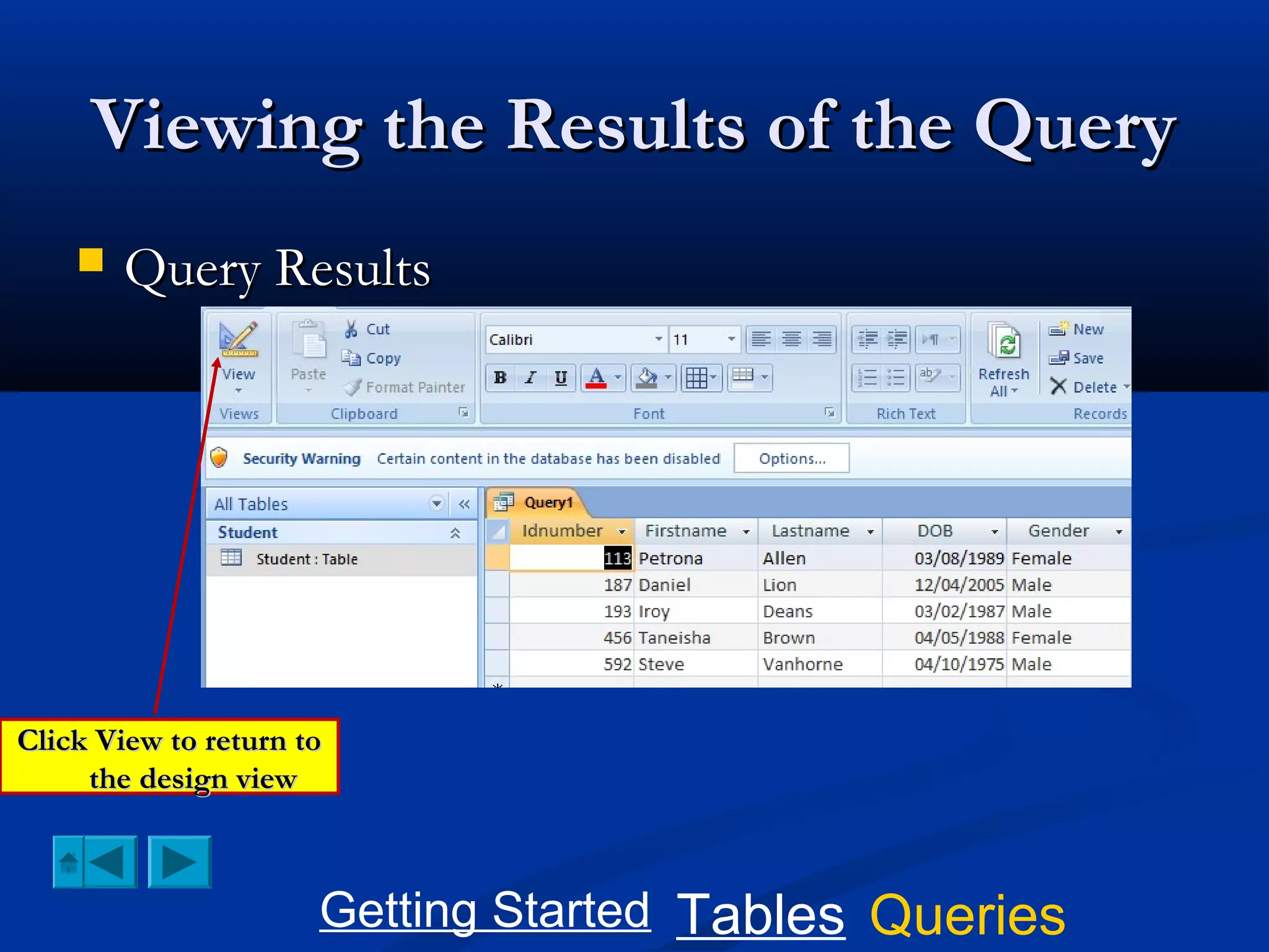 Master database management for cxc | PPT