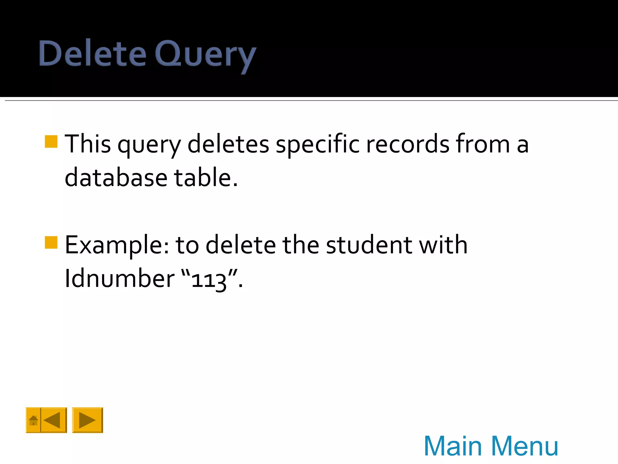 Master database management for cxc | PPT