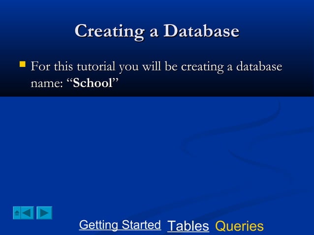 Master database management for cxc | PPT