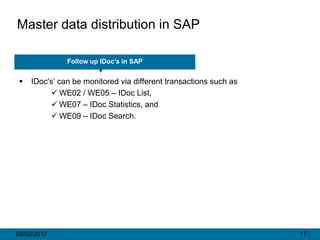 Master data distribution in SAP: implementation guide | PDF
