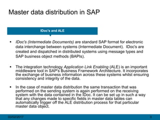 Master data distribution in SAP: implementation guide | PDF