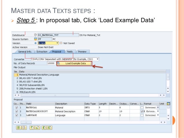Sap Bw Master Data Load Via Flat File