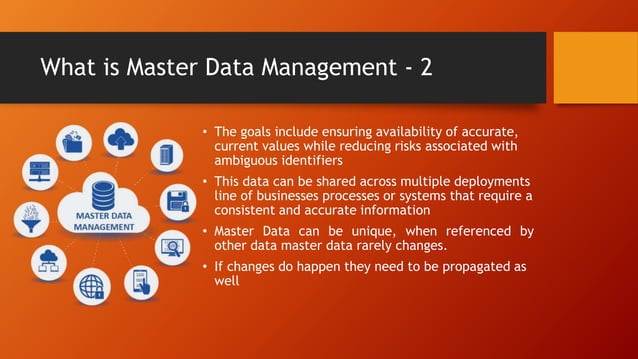 Master Data Management.pptx | Databases | Computer Software and Applications