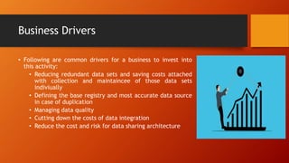Master Data Management.pptx | Databases | Computer Software and Applications