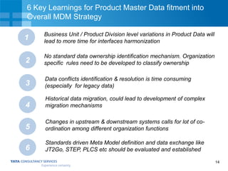 Master data management (mdm) & plm in context of enterprise product ...
