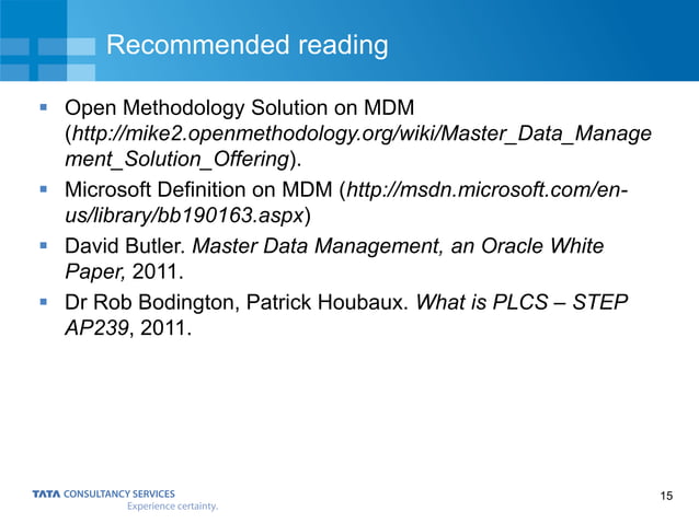 Master data management (mdm) & plm in context of enterprise product ...