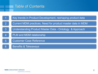 Master data management (mdm) & plm in context of enterprise product ...