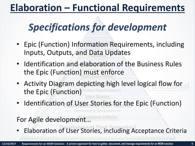 Requirements for a Master Data Management (MDM) Solution - Presentation ...