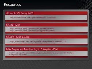 Master Data Services – Po co nam kolejna usługa w Sql Server - Mariusz ...
