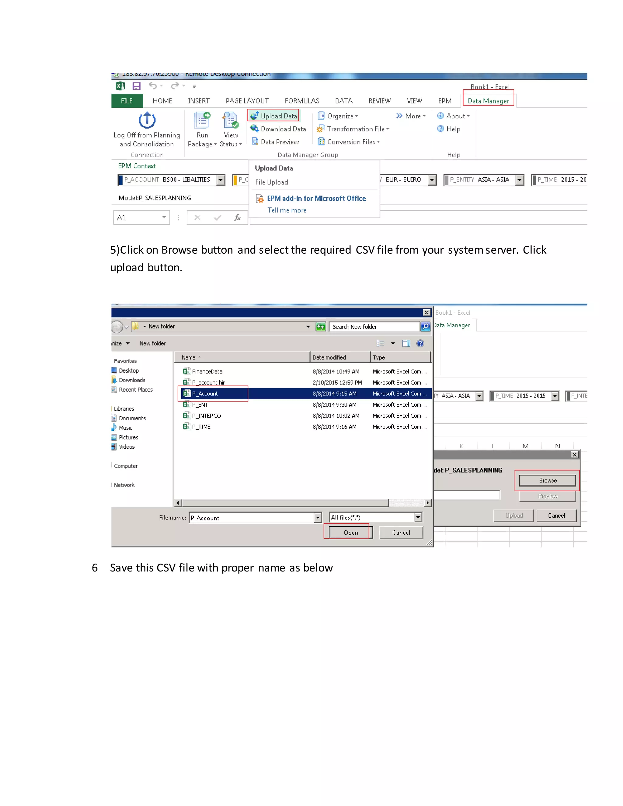 SAP BPC 10.0 NW FLAT FILE (csv)Master data upload doc | DOCX