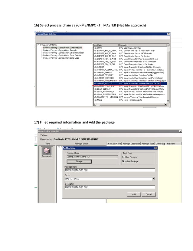 SAP BPC 10.0 NW FLAT FILE (csv)Master data upload doc | DOCX | Business Utilities | Business