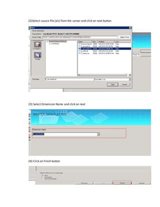 SAP BPC 10.0 NW FLAT FILE (csv)Master data upload doc | DOCX