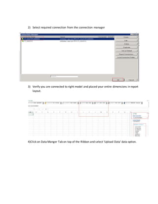 SAP BPC 10.0 NW FLAT FILE (csv)Master data upload doc | DOCX