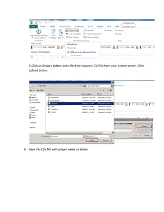 SAP BPC 10.0 NW FLAT FILE (csv)Master data upload doc | DOCX