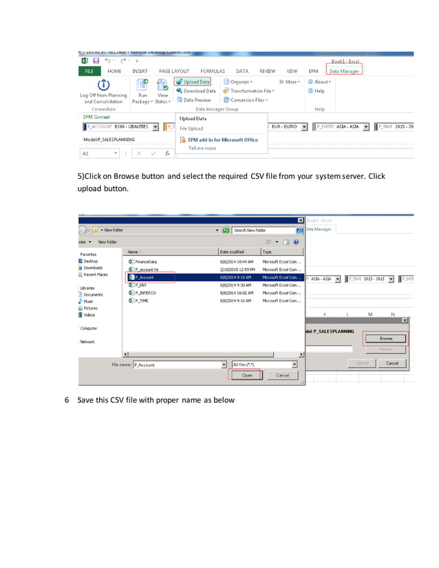 SAP BPC 10.0 NW FLAT FILE (csv)Master data upload doc | DOCX | Business ...
