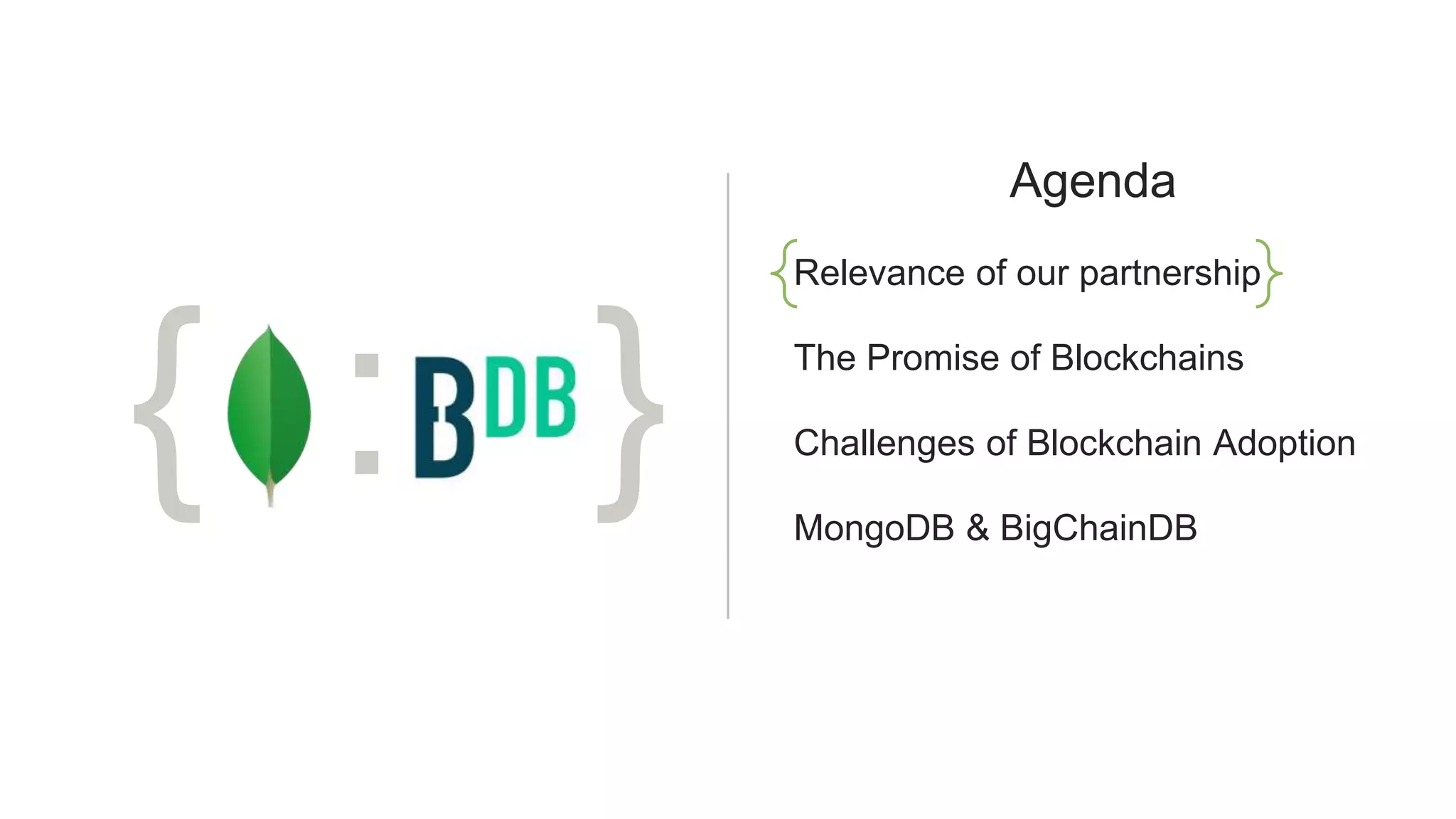 MongoDB and BlockChain | PPTX