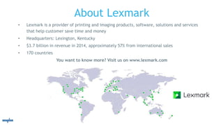 How Lexmark transformed its demand forecasting and territory management ...