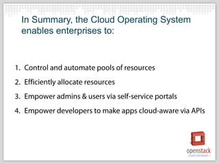 OpenStack Technology Overview | PPTX