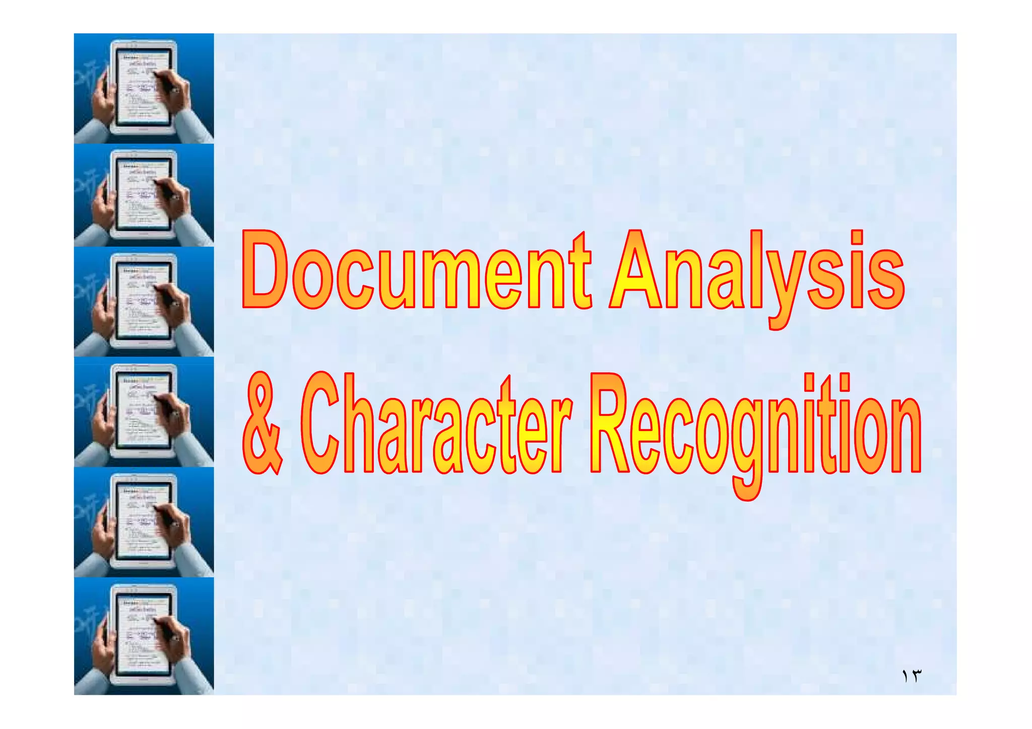 Rule based algorithm for handwritten characters recognition | PDF | Desktop Publishing ...