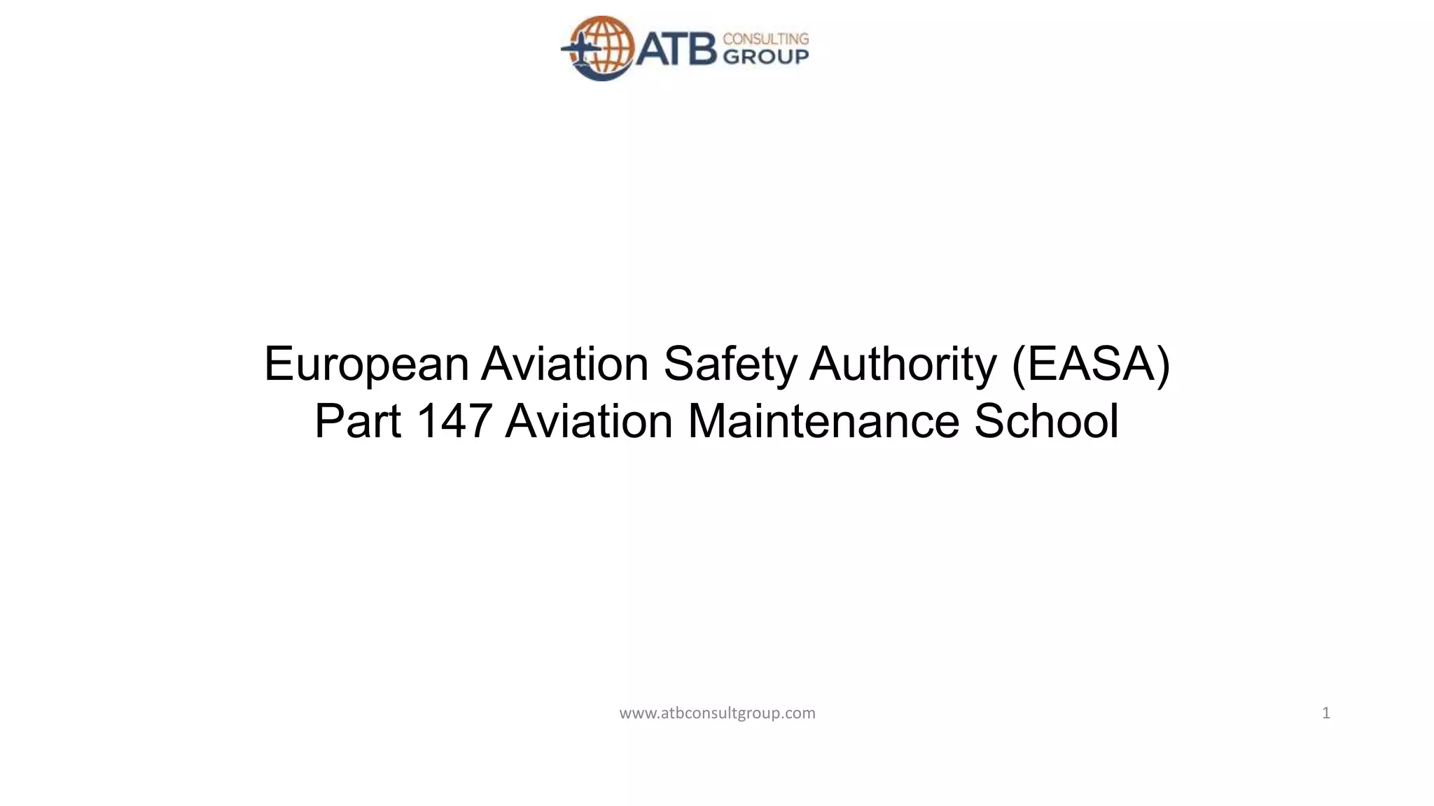 Master EASA presentation | PPT