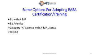 Master EASA presentation | PPTX