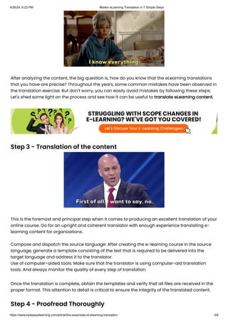 Master eLearning Translation in 7 Simple Steps | PDF | Internet for ...