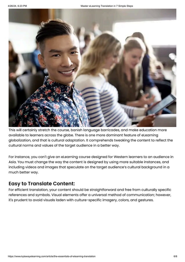 Master eLearning Translation in 7 Simple Steps | PDF | Internet for Beginners | Internet